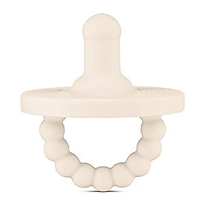 Ryan & Rose Cutie PAT Pacifier Teether (Stage 1, Ivory)