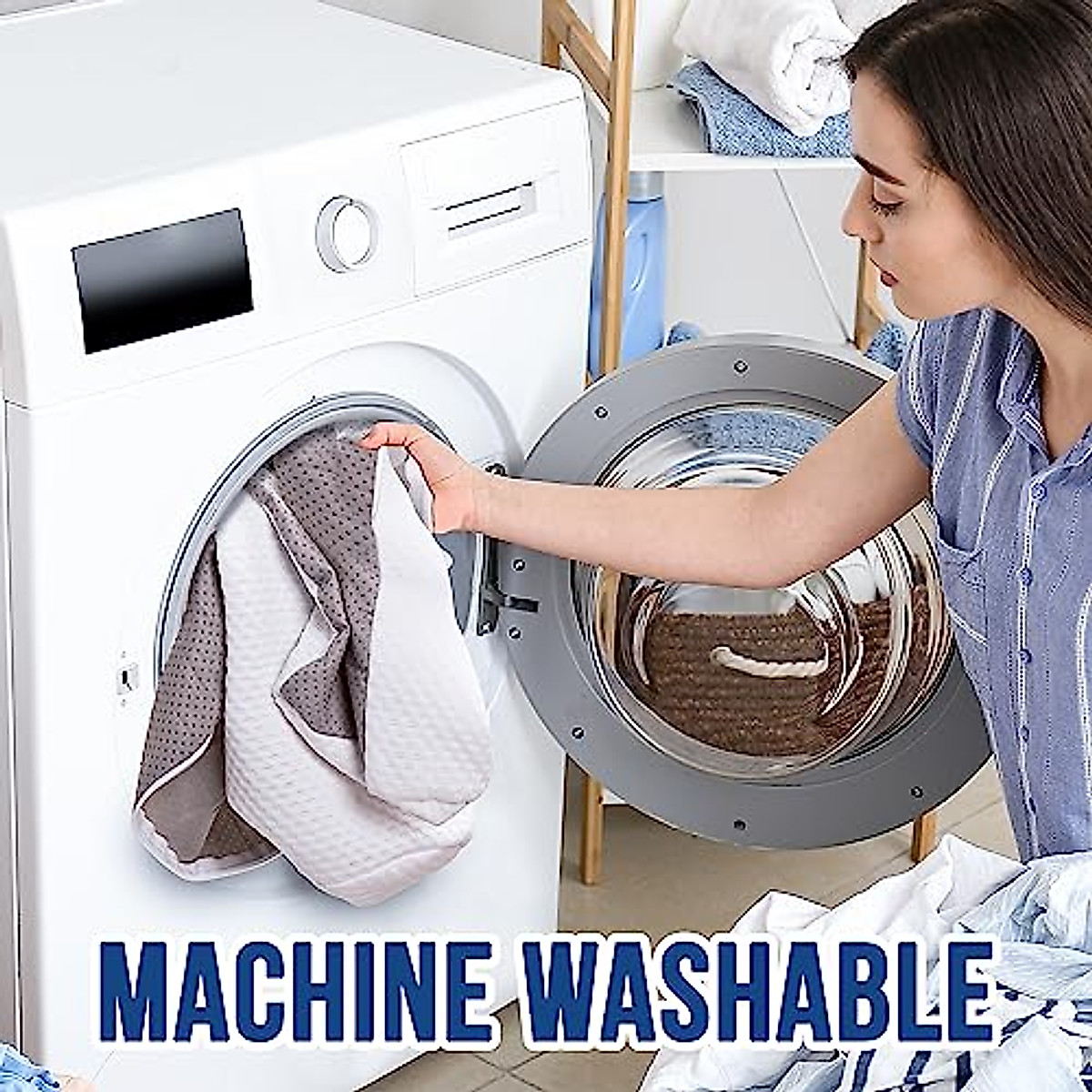 Primica Pack of 2 Bed Bumpers for Toddlers, 52 x 7 x 5 “ Toddler Bed Bumper, Foam Bed Rail for Toddlers, Hypoallergenic Crib Bumpers for Queen, King, and Twin Bed