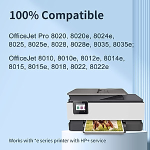 910XL Ink Cartridges Combo Pack Remanufactured Compatible Replacement for HP 910XL 910 XL Ink Compatible with OfficeJet 8025e 8035e 8025 8035 8028 8020 8022 8028 8015 (4 Pack)