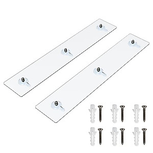 Bakzon 2 Pack Shower Caddy Adhesive for Replacement, No Drilling Strong Transparent Adhesive for Shower Caddy