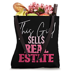 This Girl Sells Real Estate Agent Rent Realtor Womens Gifts Tote Bag