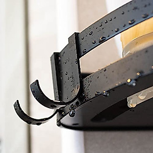 XQIGI Corner Bathroom Shower Shelf No Drill shower caddy Wall Mounted Shampoo Holder 2 Pack with Hooks Caddy Triangle Storage Shelves 2 Tier Bathroom organizer Kitchen Storage Basket (Black)