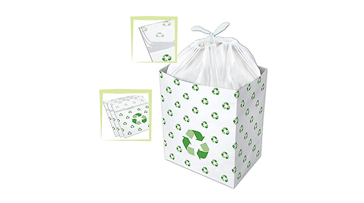 Clean Cubes: Eco-Friendly 13 Gallon Trash & Recycle Bins