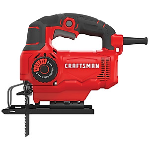 CRAFTSMAN Jig Saw, 4 Orbital Settings, Up to 3,000 SPM, 5 Amp, Corded (CMES610)