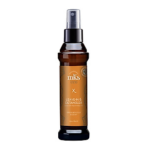Earthly Body MKS eco X, Dreamsicle Scent - 4 fl oz - Leave-In Treatment & Detangler - Moroccan Argan Oil, Hemp Seed Oil - Vegan & Cruelty Free