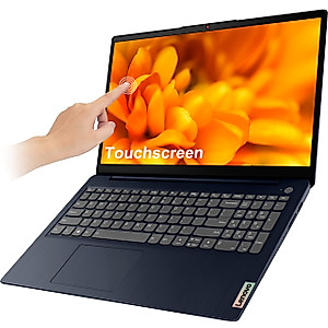 Lenovo IdeaPad 3 3i Laptop (15.6" FHD Touchscreen, Intel Core i5-1155G7, 16GB RAM, 512GB SSD) Narrow Bezel, Webcam, 12-Hr Long Battery Life, Wi-Fi 6, IST SD, Win 11 Pro, Business & Home, Abyss Blue