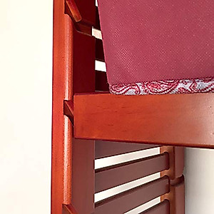 Stand Alone Tower with Adjustable Shelves Finish: Red Mahogany