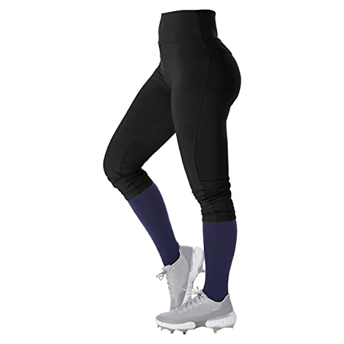 CHAMPRO Women's Standard Yoga-Pant, Black, Small