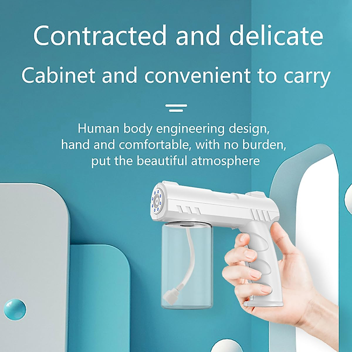 Handheld Electric Spray,Nano Disinfection Spray,electric spray,Nano blue light atomizer,portable nano atomizer Suitable for various places