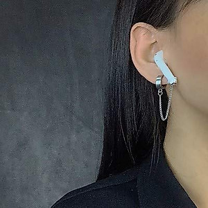 1 Pair (Needn't Ear Hole) Anti Lost Earring Strap Bluetooth Earphone Holders Accessories Unisex Anti-lost Earring Clip For AirPods Pro Earhooks-Style 2#