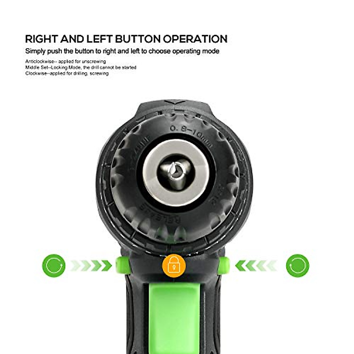 GALAX PRO 2-Speed Compact Drill 20V MAX Lithium-Ion Drill/Driver, 3/8'' Electric Drill with 19+1 Torque Setting, 1.3 Ah Battery, LED Work Light for Home Improvement and DIY Project