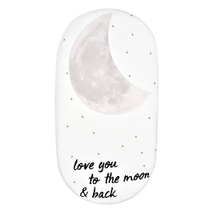 2 Pack Stretch Bassinet Sheet Moses Basket Sheet, Neutral Cradle Sheet for Bassinet Pads/Mattress, for Boys Girls (Black)