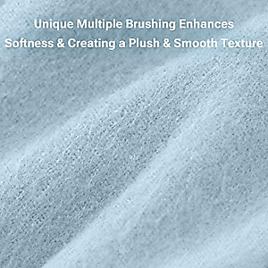 True North by Sleep Philosophy Cozy Flannel Warm 100% Cotton Sheet - Novelty Print Animals Stars Cute Ultra Soft Cold Weather Bedding Set, Twin, Blue Forest 3 Piece