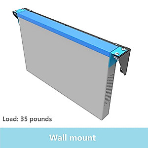 QiaoYoubang 2U Foldable Wall Mount Patch Panel Bracket -Vertical Wall Mount Rack for 19 inches Networking Equipments Including Hardware