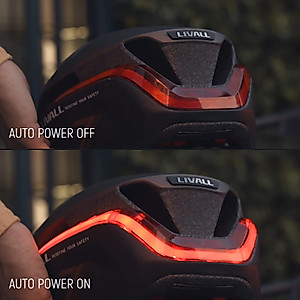 LIVALL EVO21 Smart Bike Helmet with Light, Smart Helmet with Wide-Angle Light | Turn Signals | Brake Warning Light | Fall Detection, Bike Helmets for Men Women, Bicycle Helmet for Urban Commuter