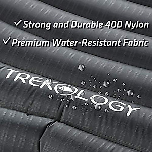 TREKOLOGY UL80 Ultralight Inflatable Backpacking Sleeping Pad for Camping