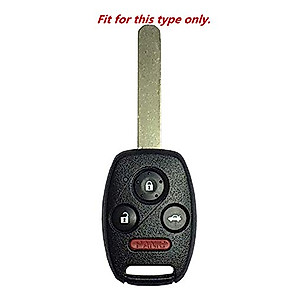 KAWIHEN Silicone Key Fob Cover Compatible with Honda Accord Accord Crosstour CR-V Civic Element Pilot OUCG8D-380H-A N5F-S0084A N5F-A05TAA(Light Blue)