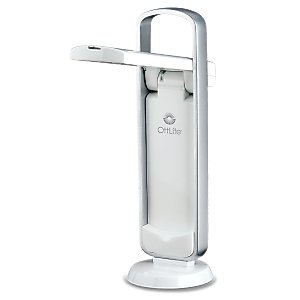 OttLite Portable LED Task Lamp, White - Lightweight LED Desk Lamp with Carrying Handle, Long-Lasting & Energy-Efficient Natural Daylight LEDs for Home Office & Desk - Automatic On/Off Operation