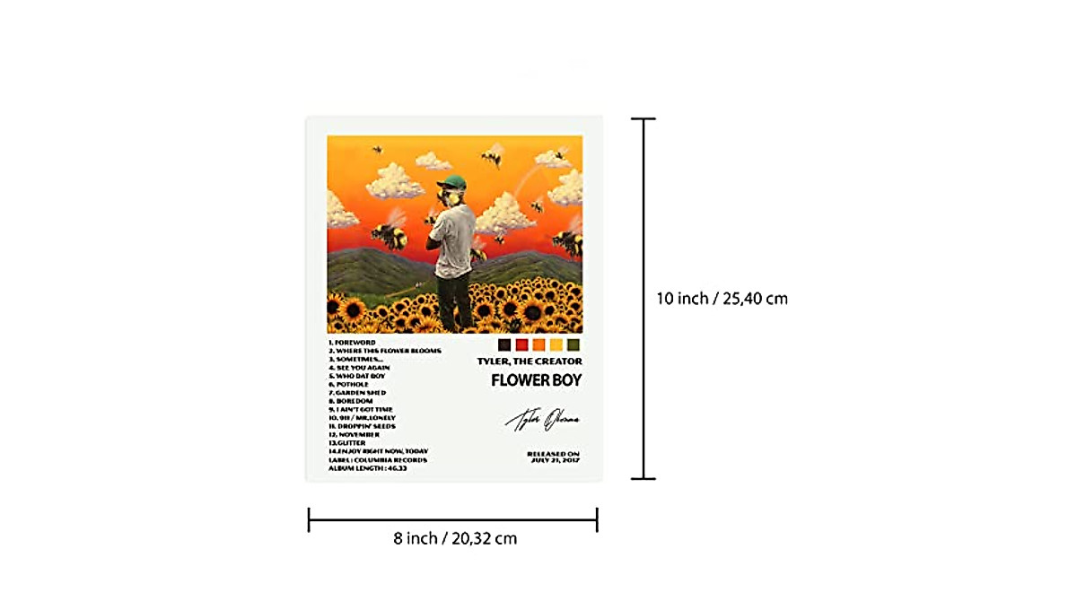 Tyler The Creator Posters Set - Frameless Album Cover Art
