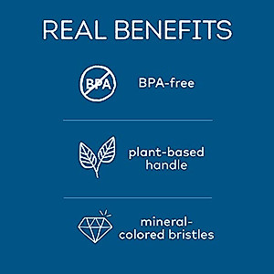 Tom's of Maine Naturally Clean Toothbrush, Soft, 6-Pack (Packaging May Vary)