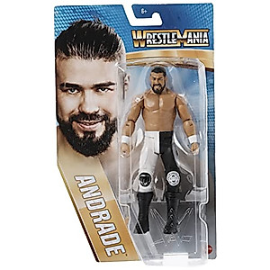 WWE Mattel ​Wrestlemania 37 Andrade Action Figure Posable 6 in Collectible and Gift for Ages 6 Years Old and Up