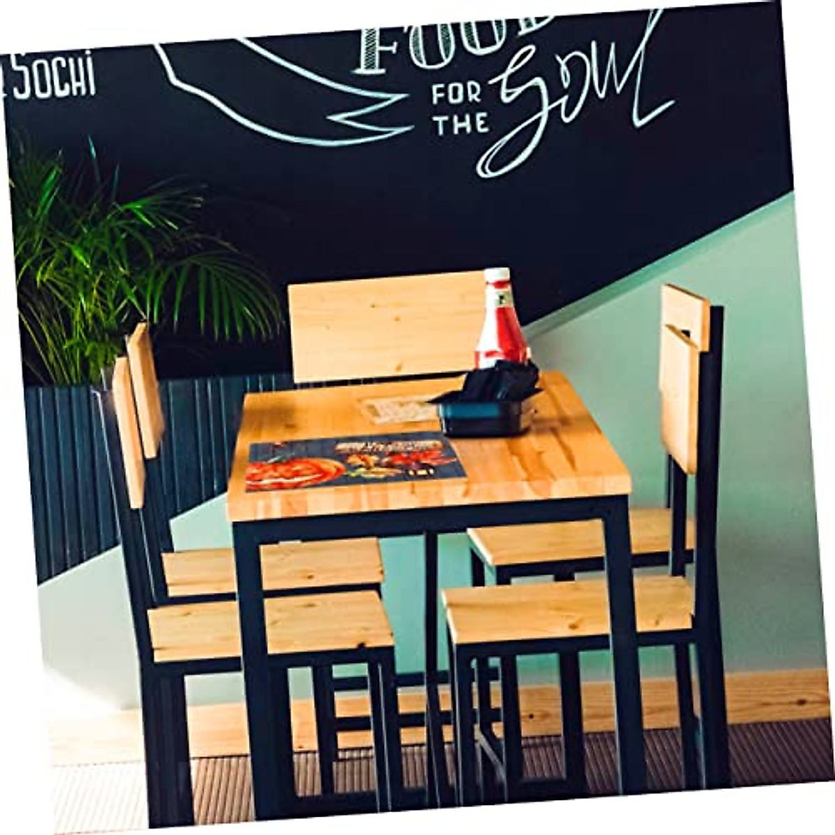 HEMOTON 12 pcs and Orange Pumpkin Party Tablemats Decoration Cloth Mats Decor Pattern Room Nights Dining Home Supplies Pads Mat- Inch X Place for Sunflower Mat Placemats