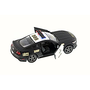 KiNSMART 2015 Ford Mustang GT Police, Black 5386DP - 1/38 Scale Diecast Model Toy Car but NO Box