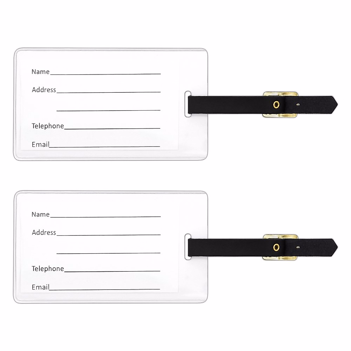 My Little Pony Fluttershy Face Luggage ID Tags Carry-On Cards - Set of 2