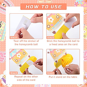 9 Pcs Groovy Hippie Party Honeycomb Centerpieces Retro Rainbow Daisy Flower Butterfly Peace Theme Two Groovy Table Topper Birthday Party Decoration for Girl Teen Baby Shower Photo Booth Prop