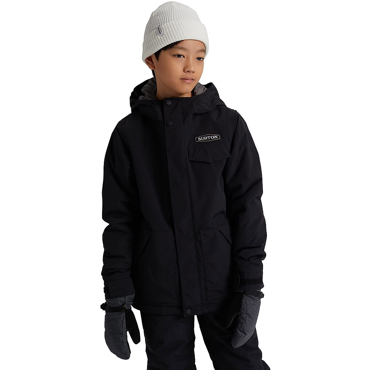 Burton Boys Dugout Jacket, True Black New, Medium