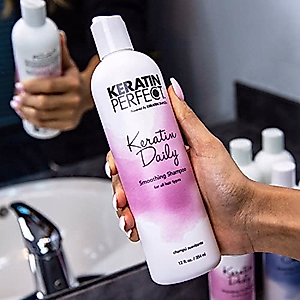 Keratin Perfect Keratin Daily Smoothing Shampoo- 12oz