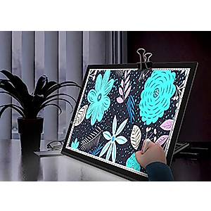 A3 Diamond Painting Light Pad with Built-in Stand, Hawanik A3 Large LED Tracing Light Box with Stand for Vinyl Weeding Drawing