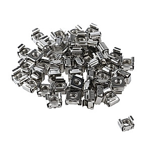 Antrader M6 Cage Nuts, M6 Mounting Cage Nuts for Server Shelves Rack & Cabinet Pack of 50