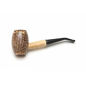 Missouri Meerschaum - Country Gentleman Corn Cob Tobacco Pipe - Bent Bit