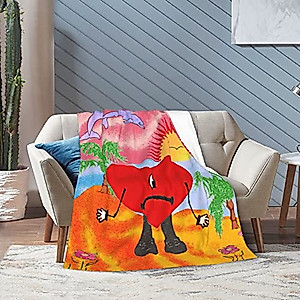 Unique Soft Bed Throws Popular Blanket Novelty Throw Blanket Throw Super Cozy Blanket Gifts for Latino Fans Matter Pride 50X60 in 01