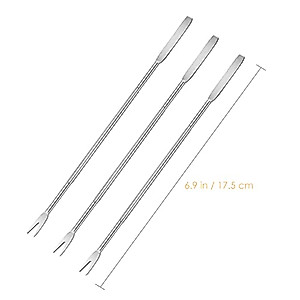 Luxshiny Oyster Crackers Oyster Crackers Oyster Crackers 10 Pcs Stainless Kitchen Picnic Seafood Tools Lobster Forks Set Crab Leg Forks Picks Steel Seafood Forks Ar Multitool Mini Forks