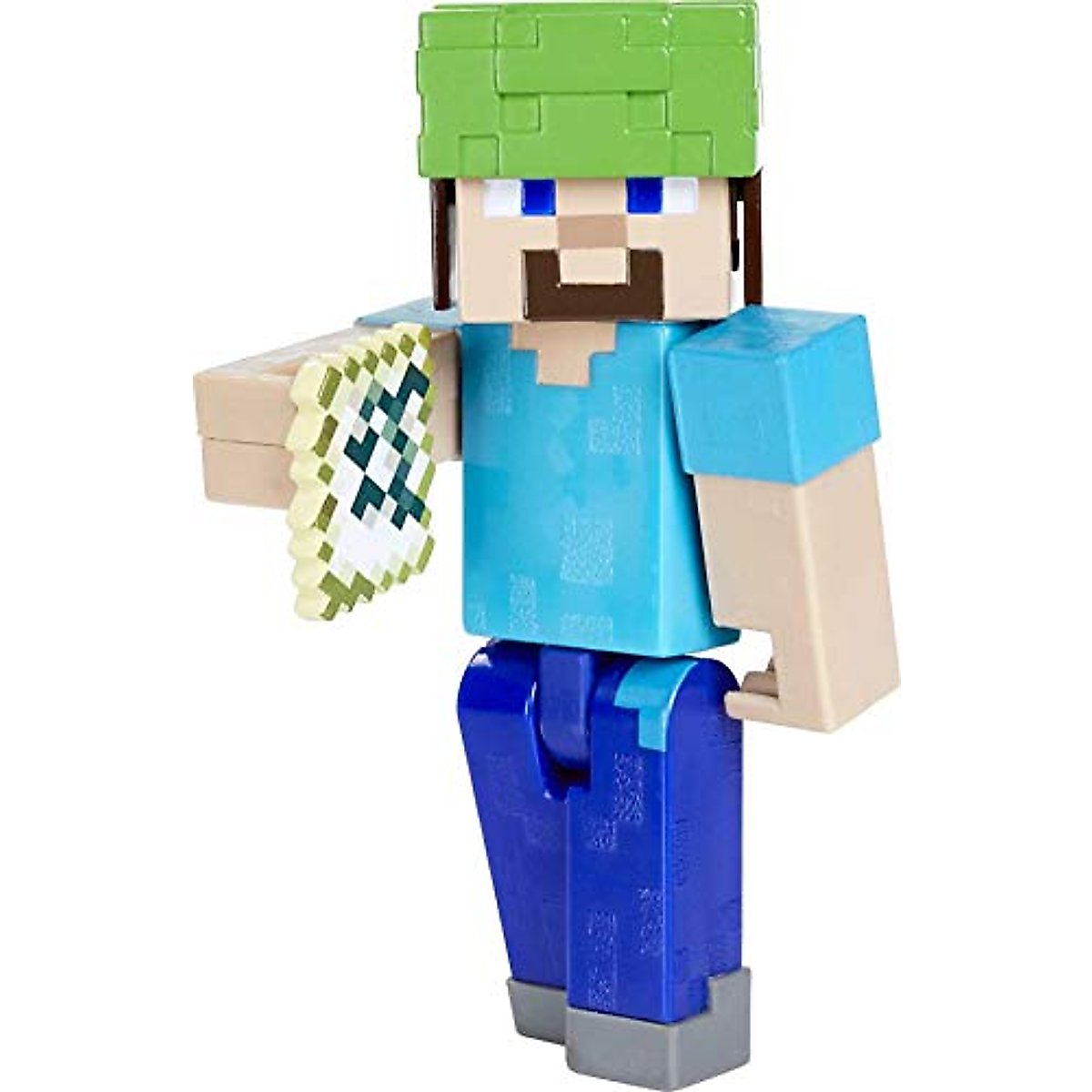 Minecraft Underwater Steve 3.25" scale Video Game Authentic Action Figure with Accessory and Craft-a-block