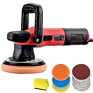 ZOTA Dual Action Polisher, 6 inch Car Polisher with 6 Variable Speed, 750W Ramdom Orbital Polisher Buffer for Car Detailing /DA Polisher.