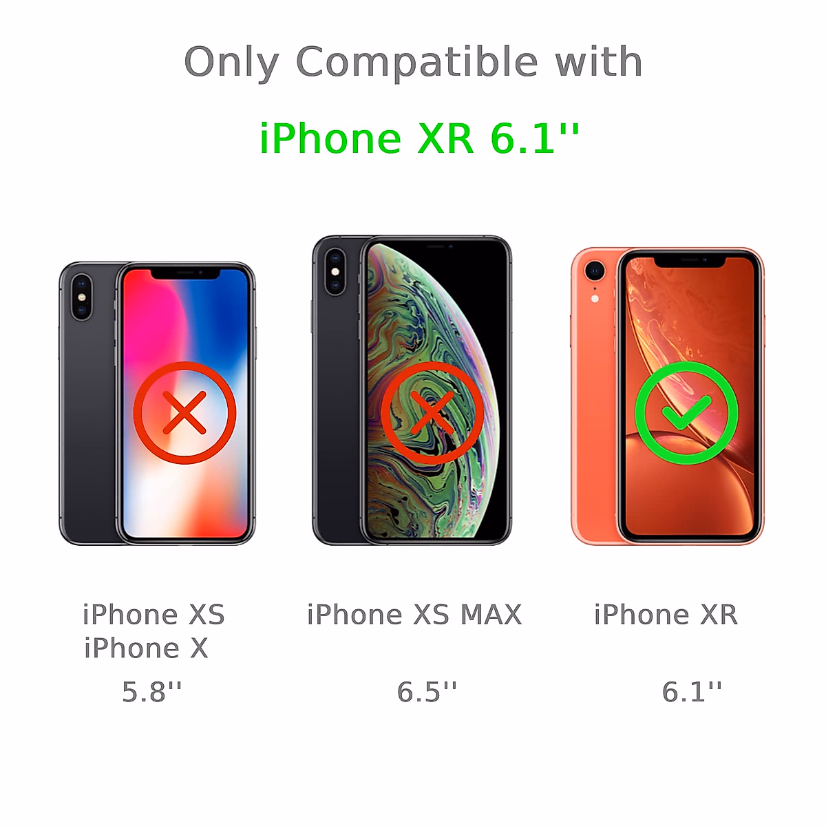 Flincloit Retro 70s Sun Rays Case Compatible with iPhone XR, Groovy Orange Pink Yellow Green Waves Case for iPhone XR for Men and Women, Unique Soft TPU Bumper Case Cover