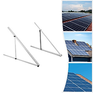 45" Adjustable Solar Panel Mount Brackets, with Foldable Tilt Legs Tilt Mount Brackets for RV, Roof, Boat, Any Off-Grid Systems