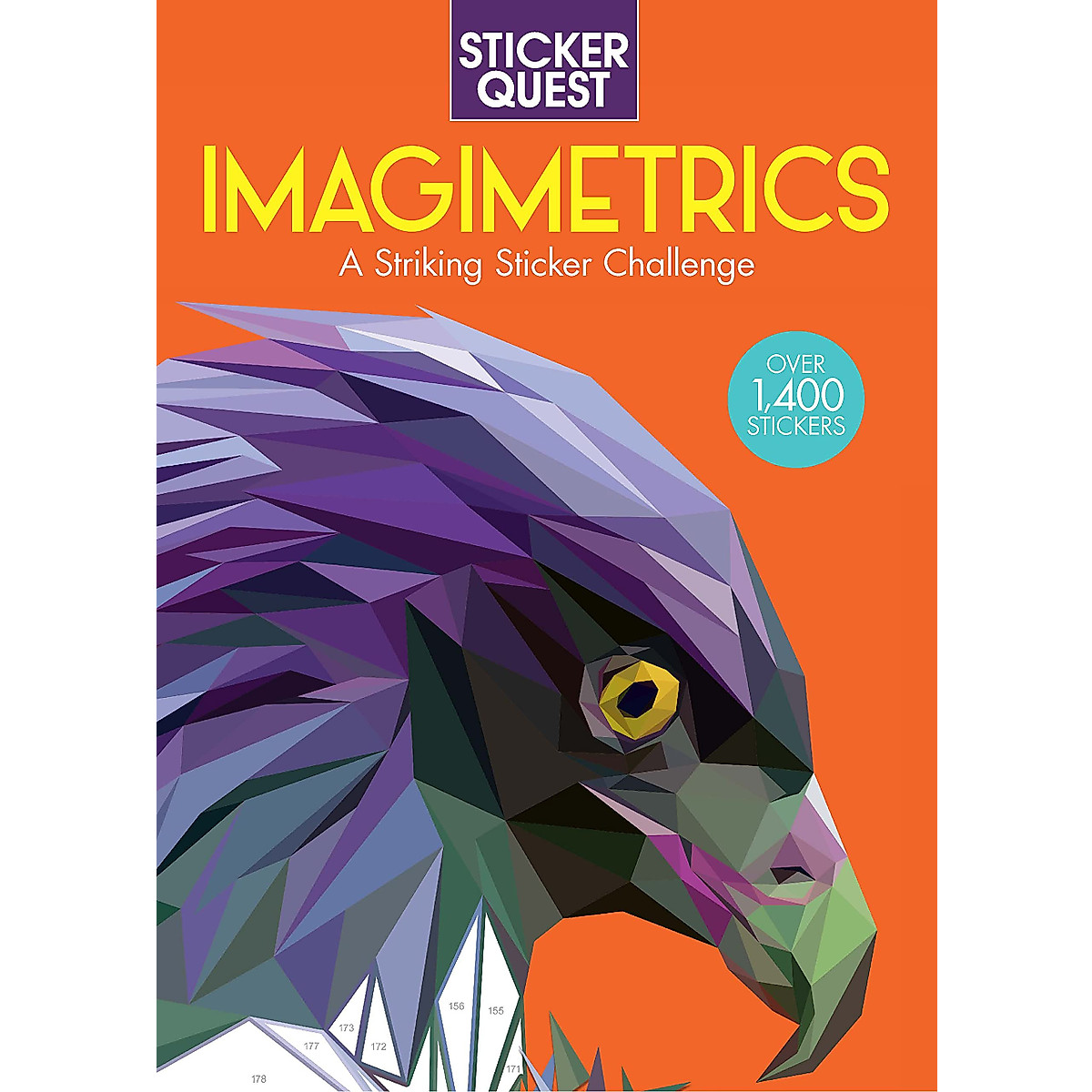 Imagimetrics: A Striking Color-By-Sticker Challenge, Fun and Exciting Adult Activity Book for Anyone Who Loves Adult Coloring Books