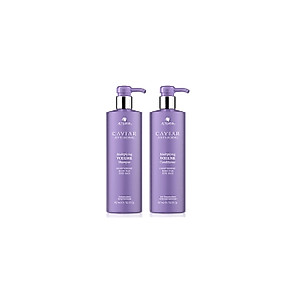 Alterna Caviar Anti-Aging Multiplying Volume Shampoo and Conditioner Jumbo Set, 16.5oz each | For Fine, Thin Hair | Create Instant Volume and Thickness | Sulfate Free