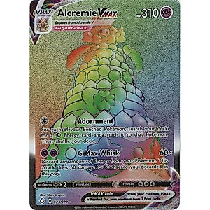 Pokemon Single Card ALCREMIE VMAX 073/072 Hyper Rare SHINING FATES
