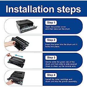 DR730 Drum Unit Compatible DCP-L2550DW Replacement for Brother DR-730 MFC-L2710DW MFC-L2750DW HL-L2350DW HL-L2370DW HL-L2390DW HL-L2395DW Printer Drum DR7301PK Black
