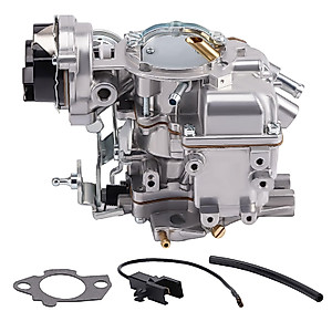 maXpeedingrods 1 Barrel Carburetor for Ford 4.9L 300 Cu/4.1L 250 Cu/3.3L 200 Cu Engine 1965-1985 for Bronco Fairmont Granada Econoline F100 F150 F250 F350, Automatic Choke