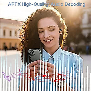 Wireless Headphones, Noise Canceling Bluetooth Headphones V5.3 Stereo IPX7 Waterproof in-Ear Sports with Mini Charging Case and Built-in Microphone E