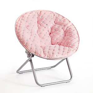 Heritage Kids Sequin Saucer Chair, Pink