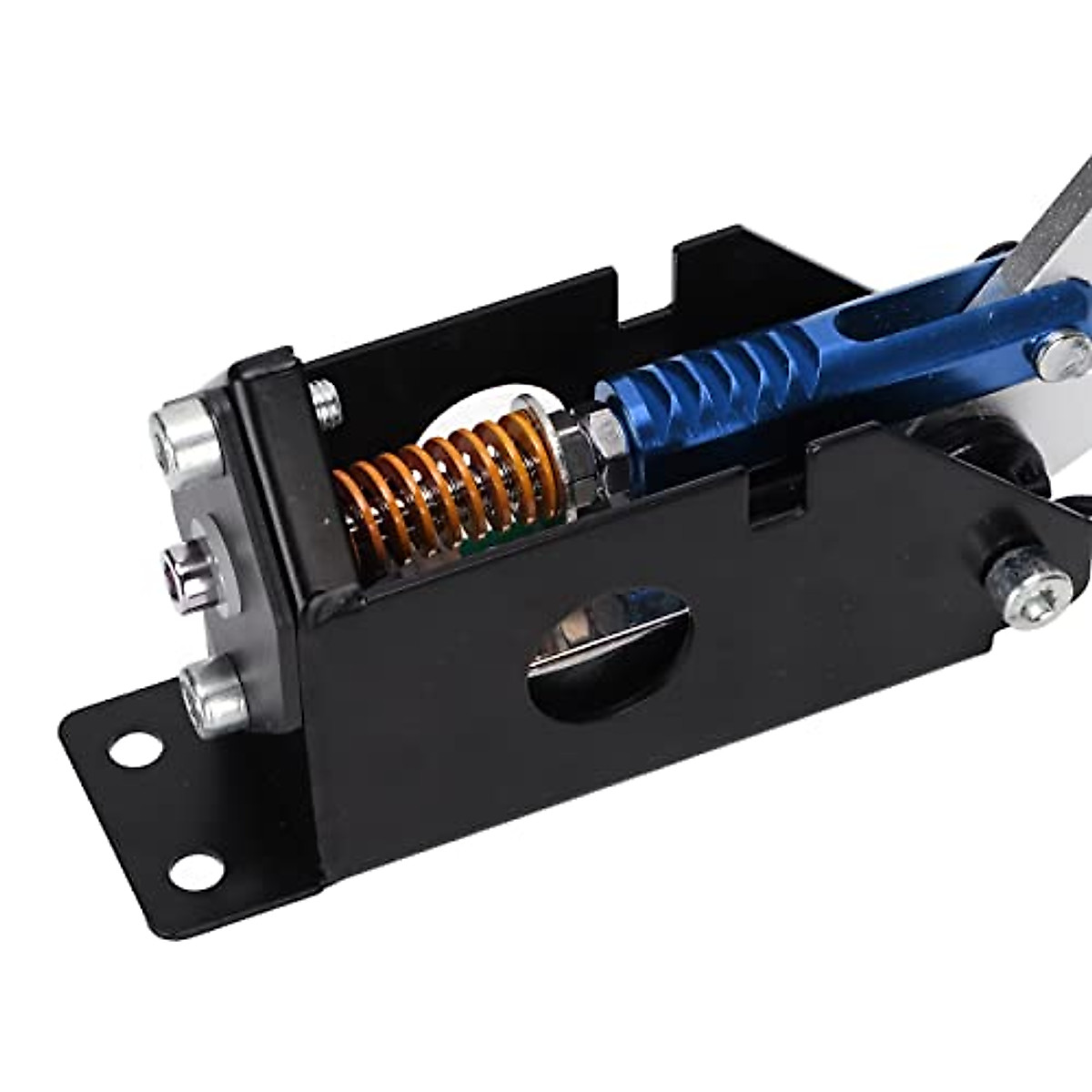 Game Handbrake, High Hardness Aluminium Alloy Easy Installation Linear Game Handbrake for G27 G25 G29(Blue)