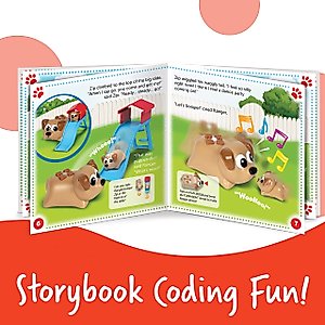 Learning Resources Coding Critters Ranger & Zip,22 Piece Set, Ages 4+, Screen-Free Early Coding Toy for Kids, Interactive STEM Coding Pet, Gifts for Boys and Girls