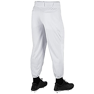 CHAMPRO Boys' Triple Crown Classic Youth Baseball Pants, White, Large